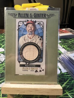 ANTHONY RENDON 2021 Topps ALLEN & GINTER Framed Mini Relic BAT ANGELS # ...