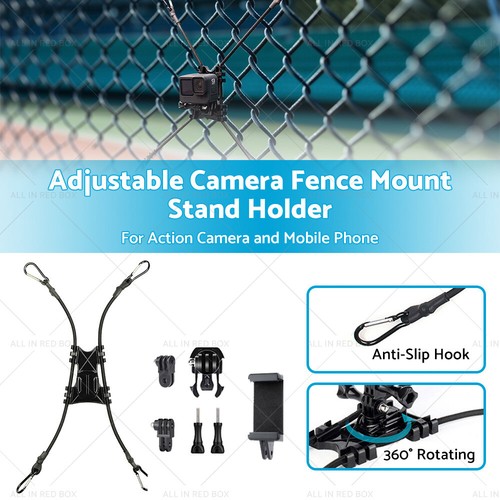 Adjustable Camera Fence Mount Stand Holder For Action Mobile Phone and ...