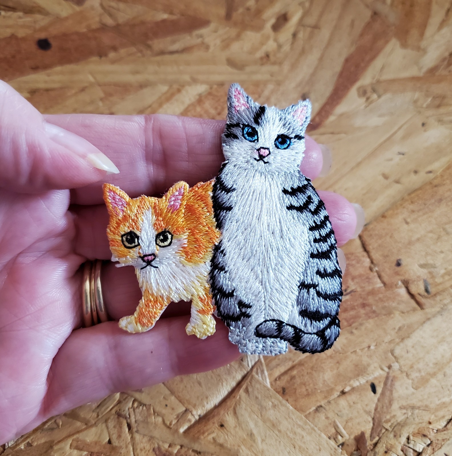Cat - Kitten - Pet - Domestic - Cat Pals - Embroidered Iron On Applique ...