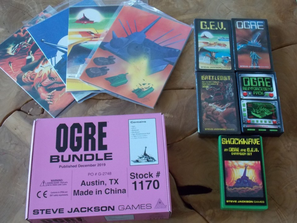Ogre G.E.V Bundle Steve Jackson Games #1170 Complete Dec 2019 Open Box Unpunched | eBay