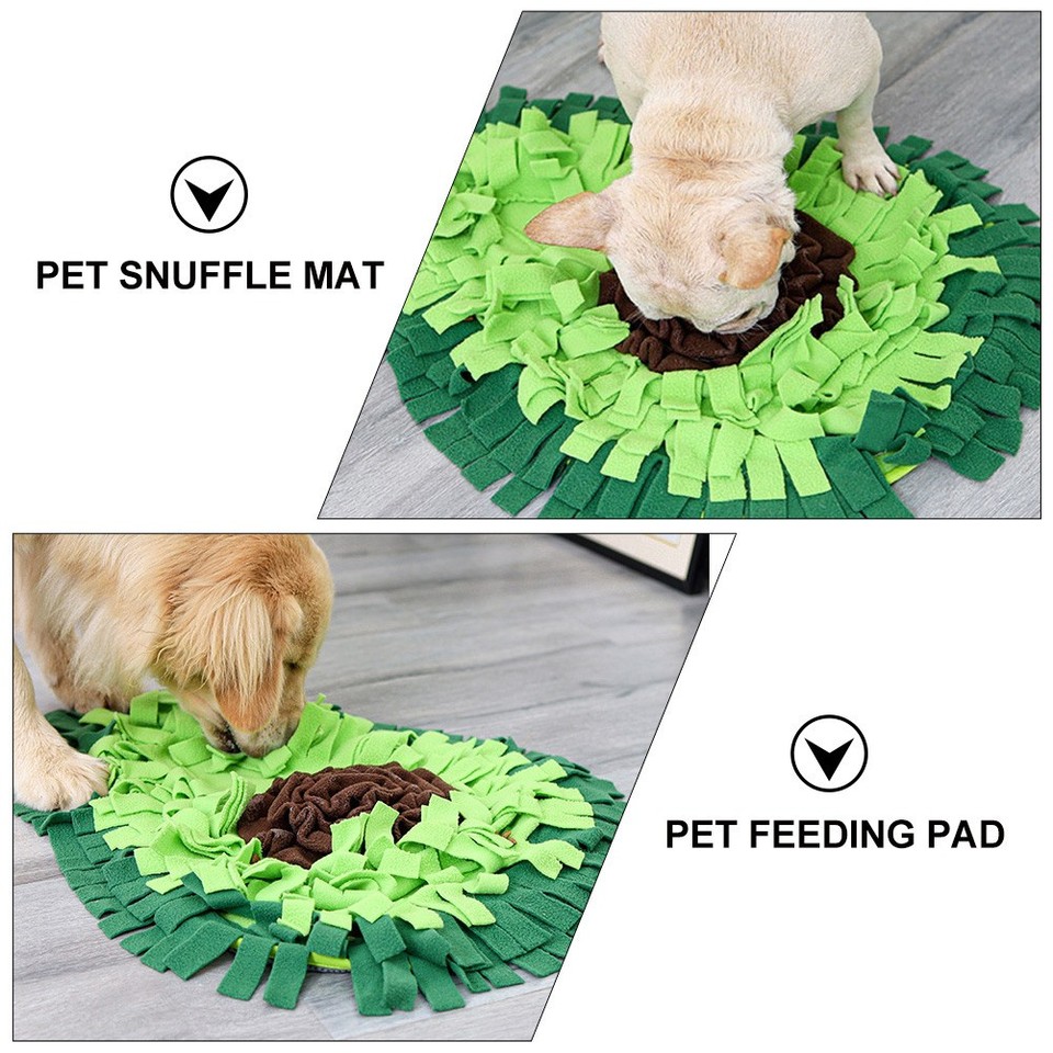 1Pc Adorable Pet Feeding Training Mat Pet Sniff Pad Slow Food Feeding ...