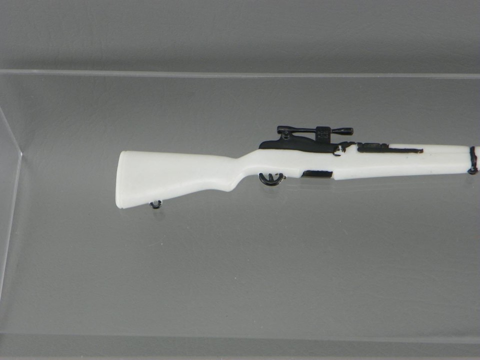 Vintage 1960s Hasbro 12" GI Joe White M-1 Garand Scoped Sniper Rifle No ...