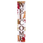 WELCOME Porch Sign Fall Autumn Leaves Wooden Leaning Wall Hanging ...