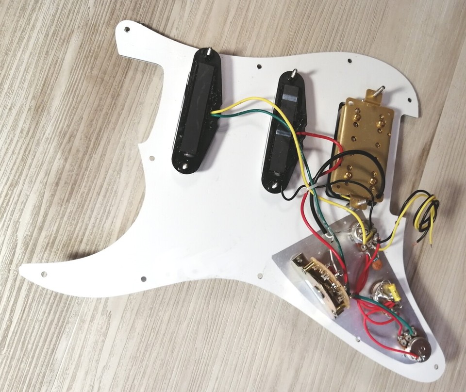 2025 Elite Customs STRAT HSS 11-HOLE LOADED PICKGUARD Stratocaster w ...