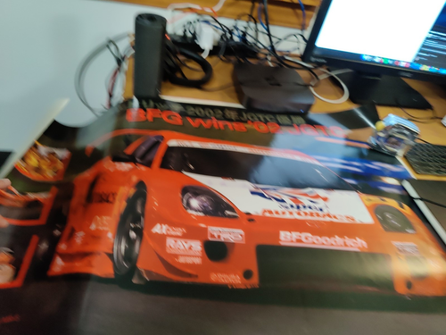 2002 JTGC BFGoodrich winning MRS poster featuring the car, drivers ...