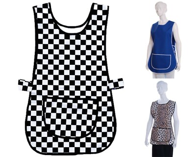 Ladies Tabard Apron Kitchen Work Overall Tabards All Sizes Women ...