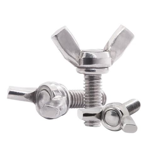Wing Nut Bolt Butterfly Screw Wingbolt Zinc Plated Steel M4 M5 M6 M8 ...