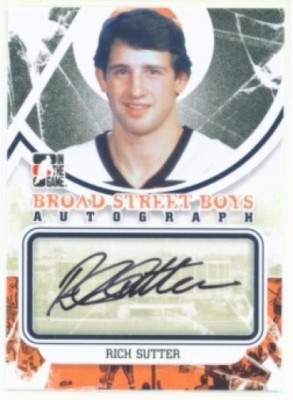 RICH SUTTER "AUTOGRAPH CARD" ITG BROAD STREET BOYS FLYERS | eBay