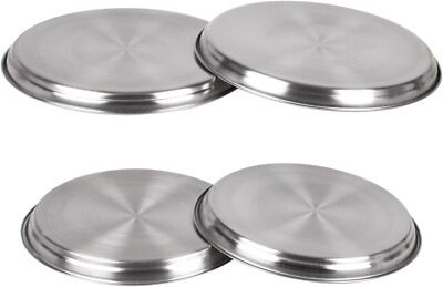 HOB COVER 4 STAINLESS STEEL PROTECTOR METAL RING ELECTRIC COOKER UK ...