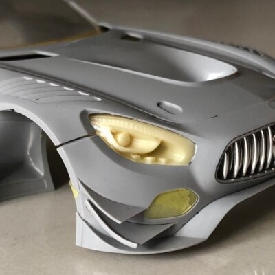 S.K. Decals 1:24 Scale SK-TK007 Mercedes AMG GT3 Resin Headlight Set ...