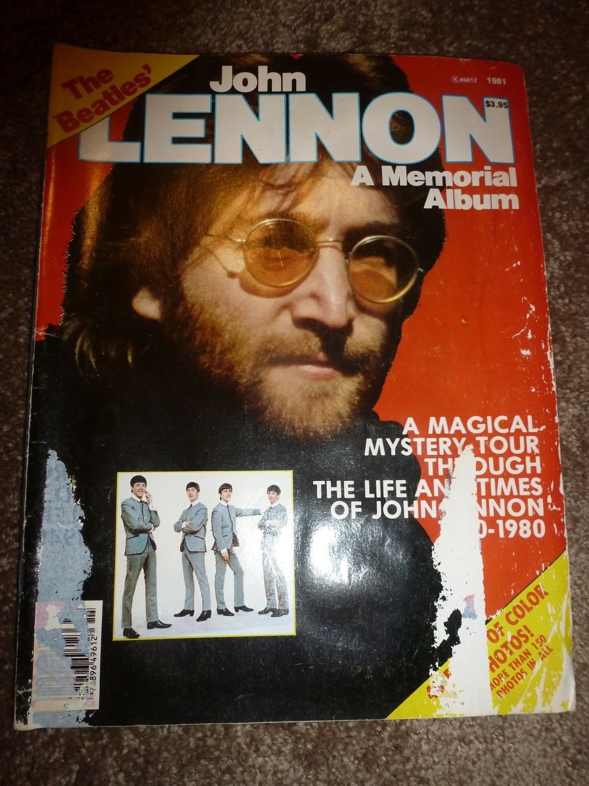 JOHN LENNON MAGAZINE A MEMORIAL ALBUM 1981 TRIBUTE MAGAZINE | eBay