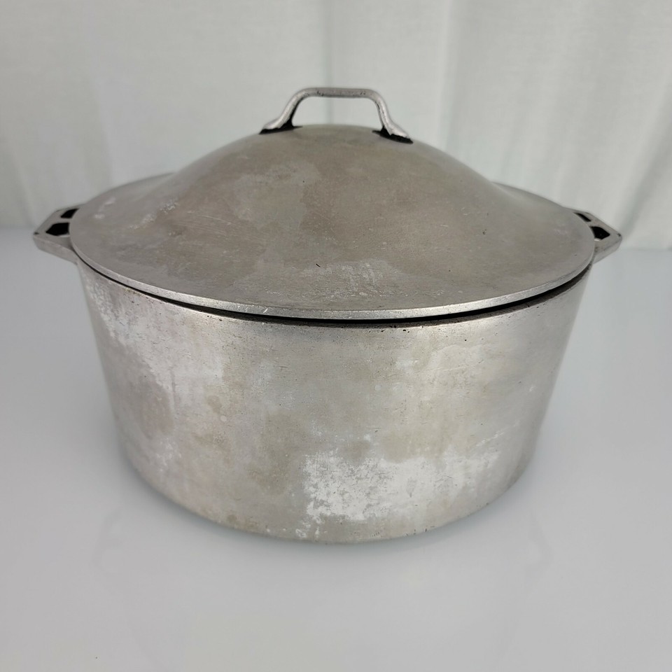 Vintage HERCULES Cast Aluminum Circular Soup Stew Pot Camping | eBay