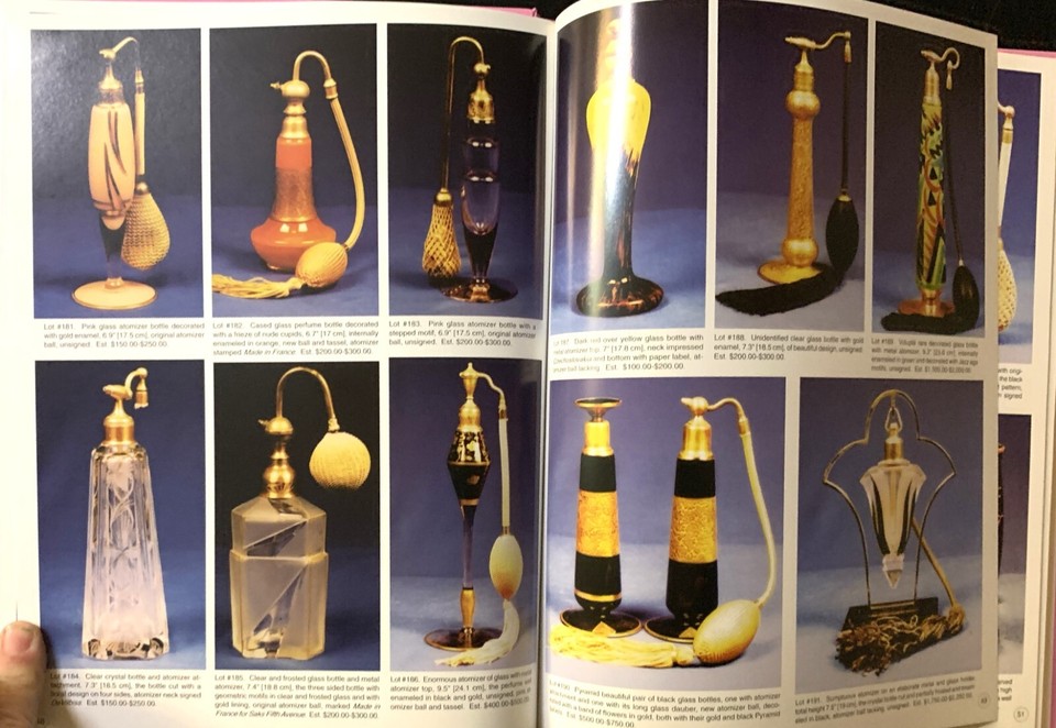 Lot 2 Monsen & Baer Perfume Bottle Hardcover Auction Catalogs 2003-2004 ...