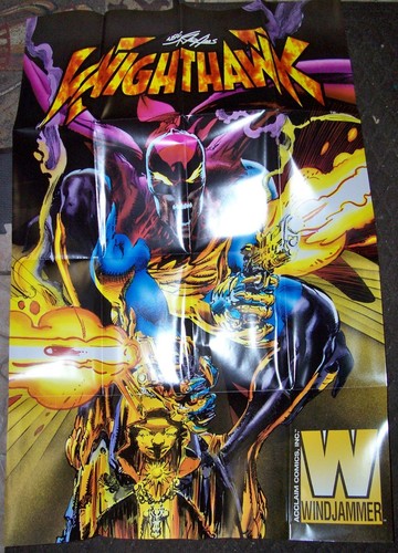 Large Acclaim Comics KNIGHTHAWK 26" x 39" promo poster | eBay