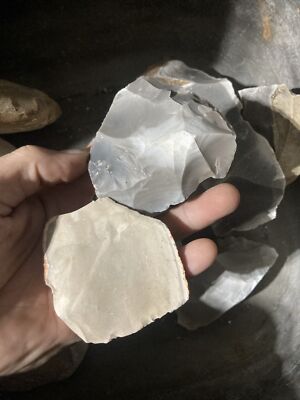 Flint Knapping Heated Texas Chert Small Flat Rate Full $40 Total | eBay