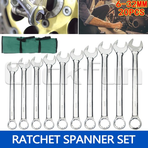 Spanner Set Open Box combination Metric Open Ring&Roll bag Metric ...