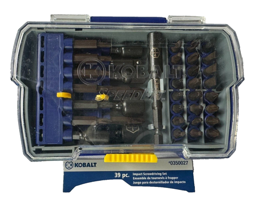 Black Oxide Screwdriver Bit Set Kobalt Hardened S2 Steel Magnetic Nut ...
