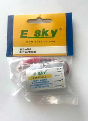 EK2-0705 4 In 1 Controller 72 MHZ E Sky Radio Control Helicopter New ...