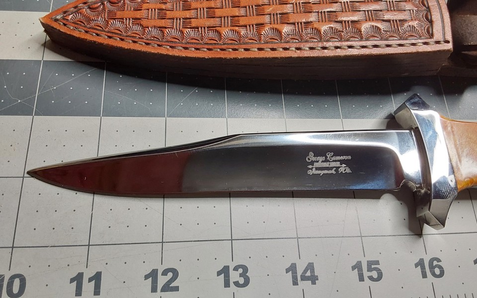 George Cameron Issaquah WA Custom Made Fixed Blade Hunting Knife | eBay