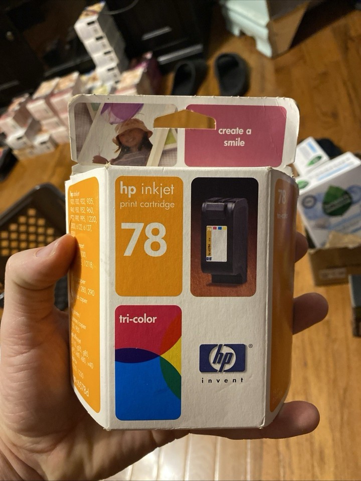 Genuine HP 78 Tri-color Ink Cartridge, Expired | eBay