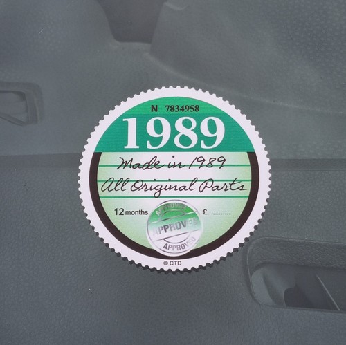 1989 Green Tax Disc Replacement Retro Vinyl Sticker Decal For Car ...
