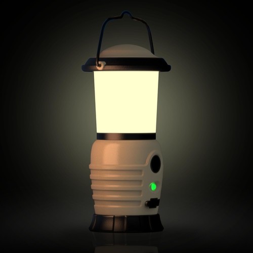 LED Camping Lantern Rechargeable - 4000mAh Battery Powered Tent Light ...