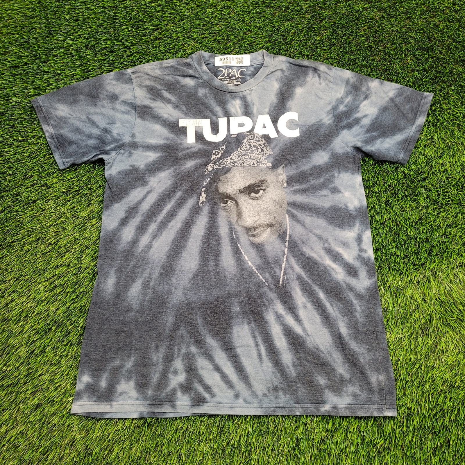 2PAC Tupac-Shakur Makaveli Spiral Tie-Dye Shirt Women… - Gem