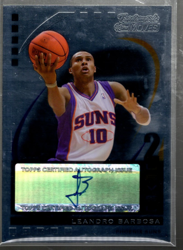 A6443- 2006-07 Topps Trademark Moves Autographes Feuille #75 Leandro ...
