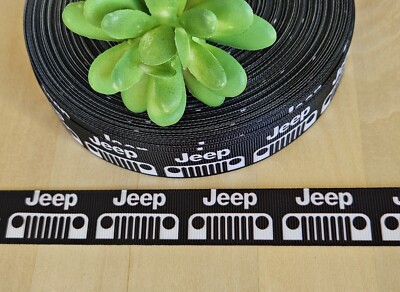 7/8" (1 YD) Jeep Grosgrain Ribbon Jeep Truck Jeep Wrangler | eBay
