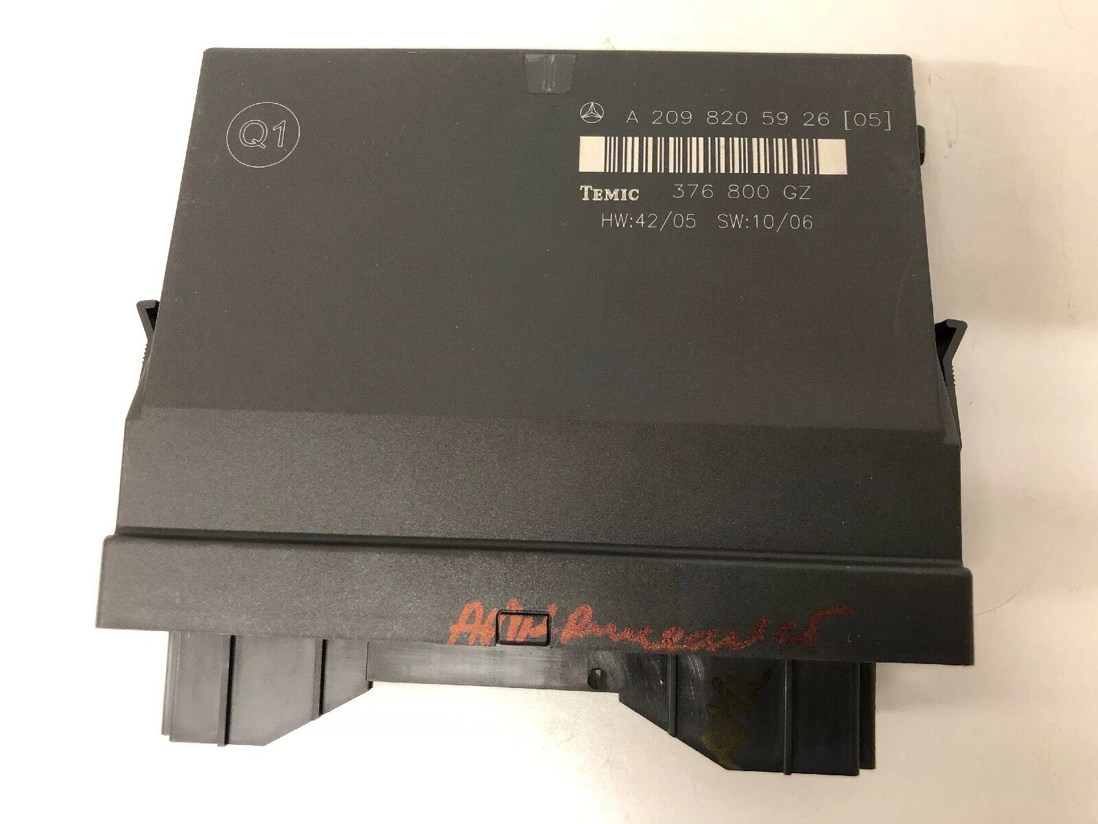 MERCEDES-BENZ W209 CLK 320cdi 2010 BODY CONTROL UNIT Control Module ...