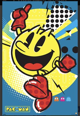 PAC-MAN POP 24x36 POSTER VIDEO GAMES CLASSIC ICONIC PACMAN POP CULTURE ...