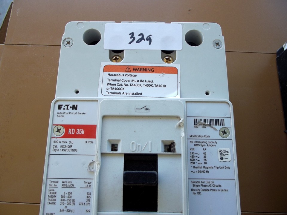 EATON KD3400F circuit breaker 2 | eBay