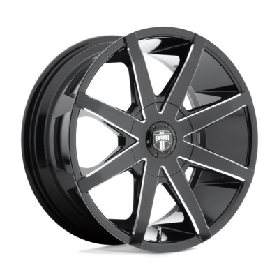Set of 4 DUB S109 PUSH Wheels 22X9.5 5X4.5/120 BLACK-MIL 32MM | eBay