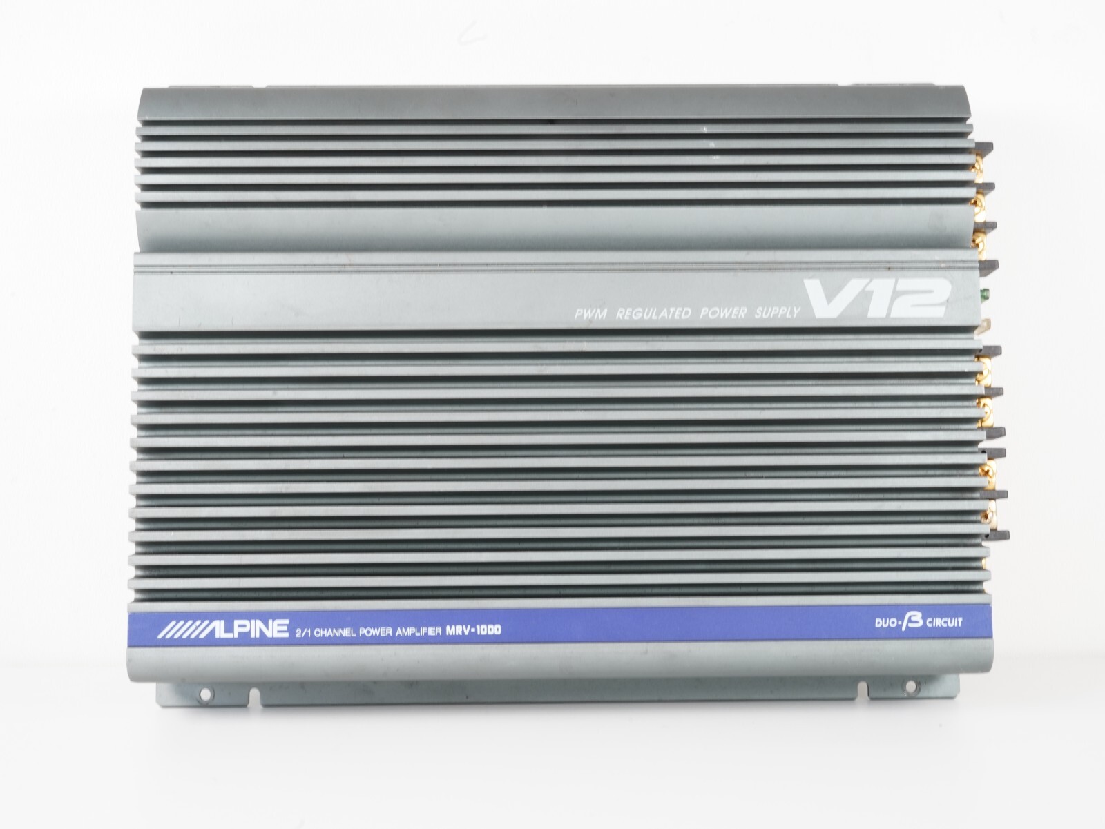 Vintage Alpine V12 Mrv-1000 2/1 Channel Power Amplifier Amp for sale ...