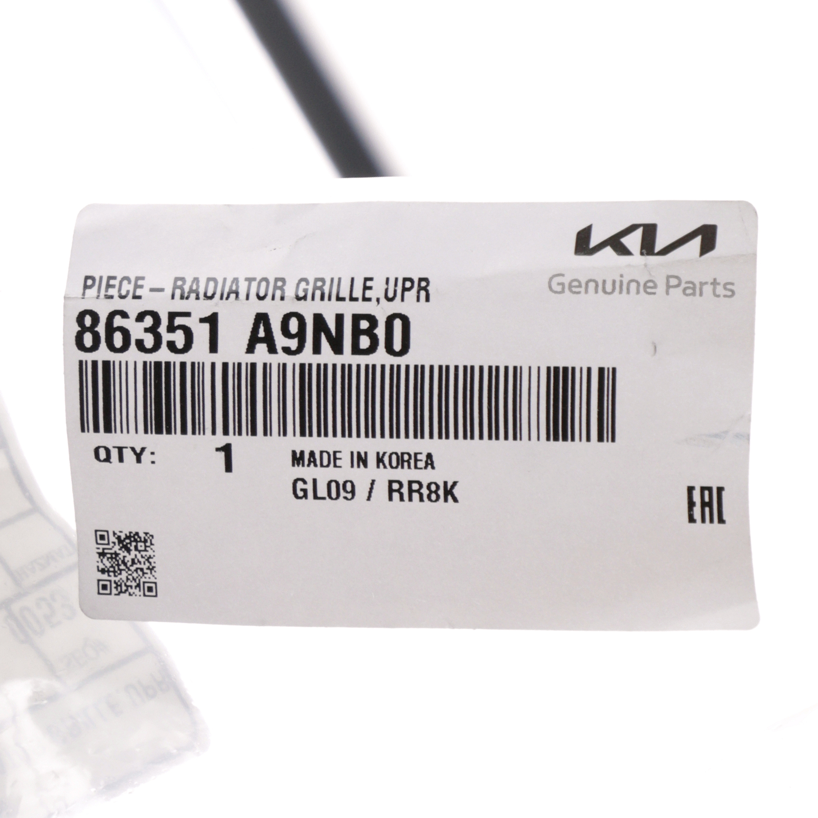 Genuine OEM Kia 86351 A9nb0 Front Radiator Grille Surround 2019-2021 ...