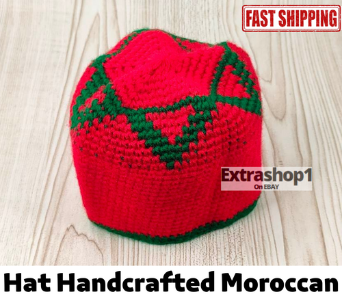 Handcrafted Red Moroccan Marrakech Hat Headgear for Muslim Men | eBay