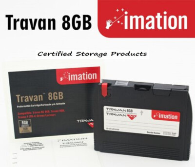 NEW IMATION 4/8GB NS8 Travan Data Cartridge QIC Preformattata TR4 46120 ...