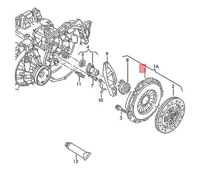 Genuine VW SKODA SEAT AUDI Beetle Cabrio Clutch Pressure Plate ...