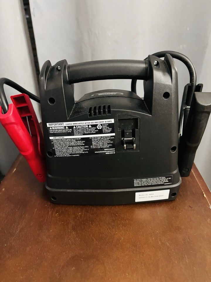 Duralast 800 Amp Portable Battery Jump Starter DL-800 in the Box Used ...