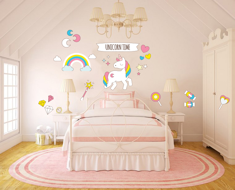 Teenage Girl Bedroom Wall Decals