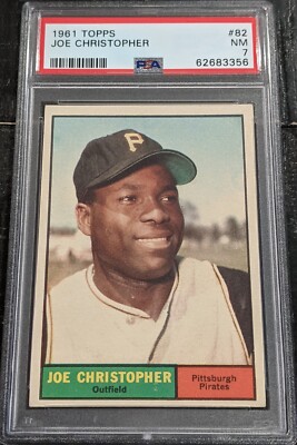 1961 Topps Joe Christopher PSA 7 NM #82 Vintage Pittsburgh Pirates | eBay