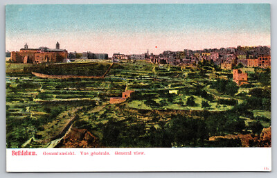 C1910 Postcard Palestine Bethlehem, Gesamtansicht General View | eBay