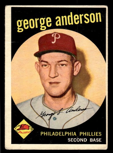 1959 Topps #338 George Anderson Rookie RC *Low Grade* | eBay
