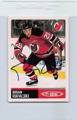 2002/03 Topps Total #359 Brian Rafalski Devils Signed Auto *H1513 | eBay