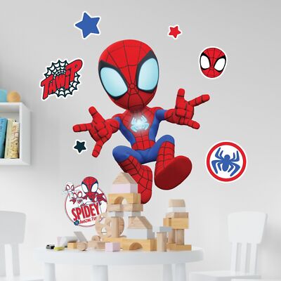 Spidey And His Amazing Friends Superhero Decal Wall Sticker Decor Art ...