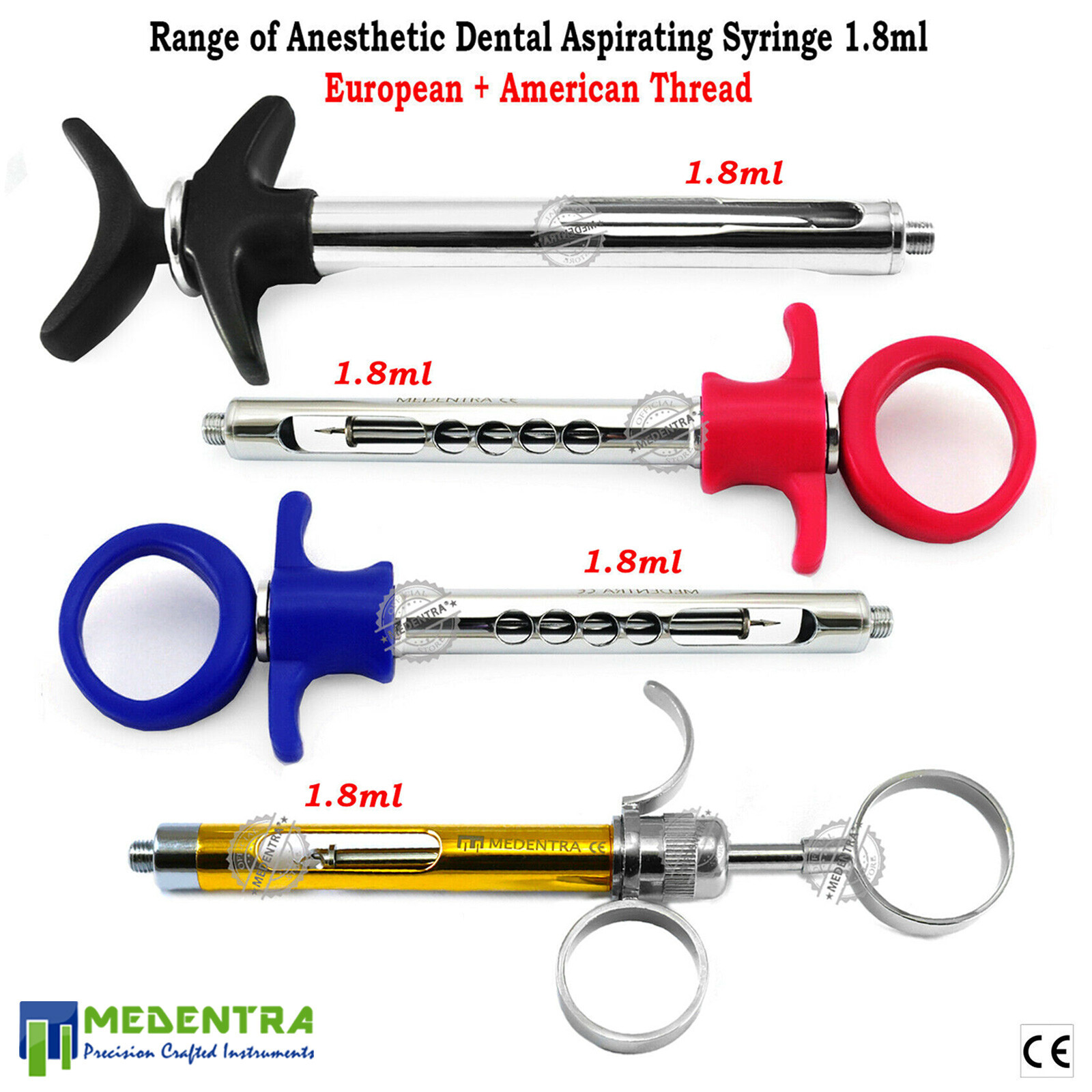 Anesthetic Aspirating Syringe