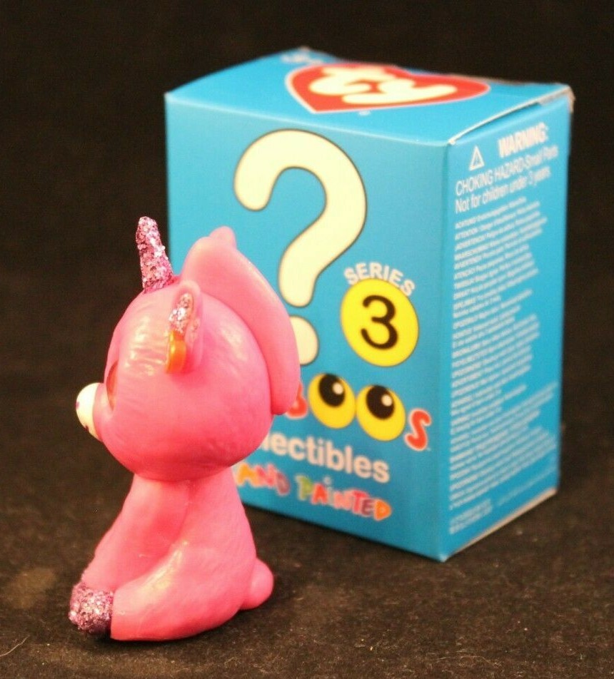 TY Beanie Boos - Mini Boo Figures Series 3 - Bubblegum - Pink Unicorn ...