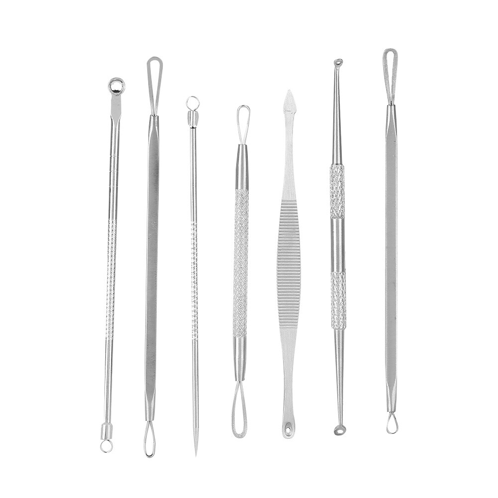 7Pcs Blackhead Acne Removal Tool Kit Double End Comedone Pimple ...