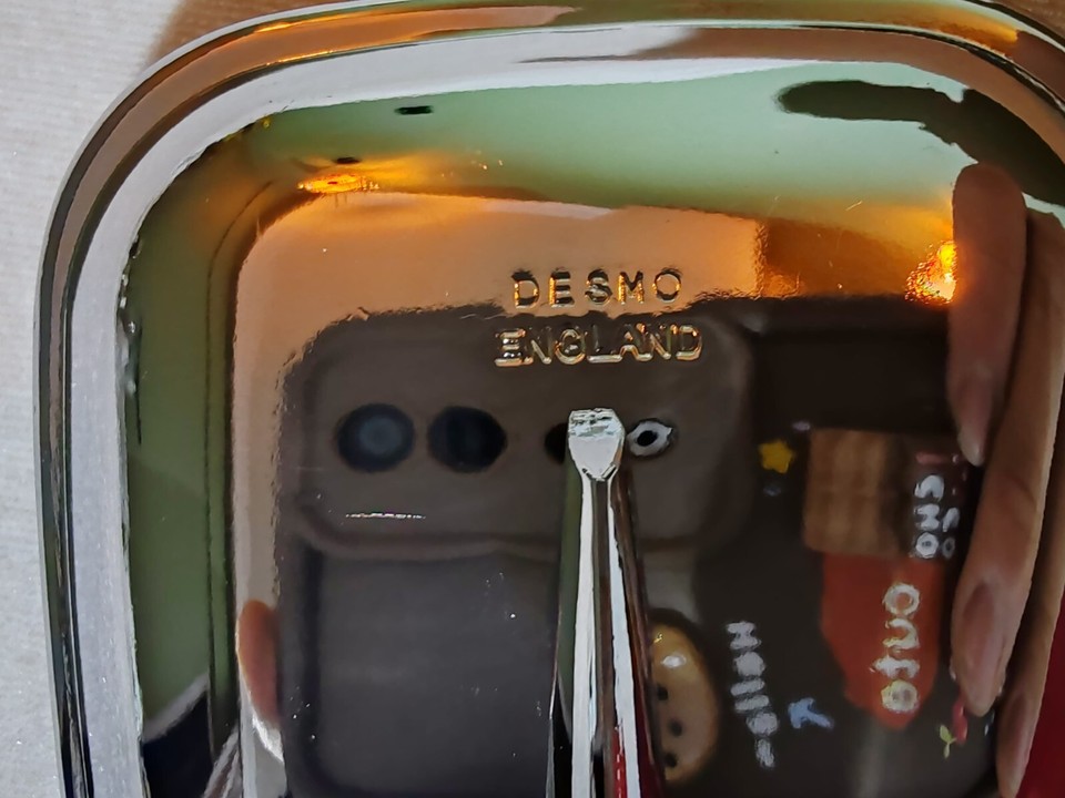 Vintage/Classic Car Desmo ENGLAND Style "A" Pillar Chrome Door Mirror ...