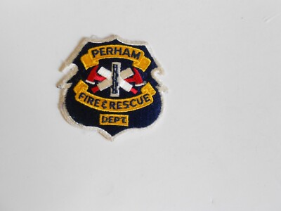 Perham Fire & Rescue Department patch | eBay